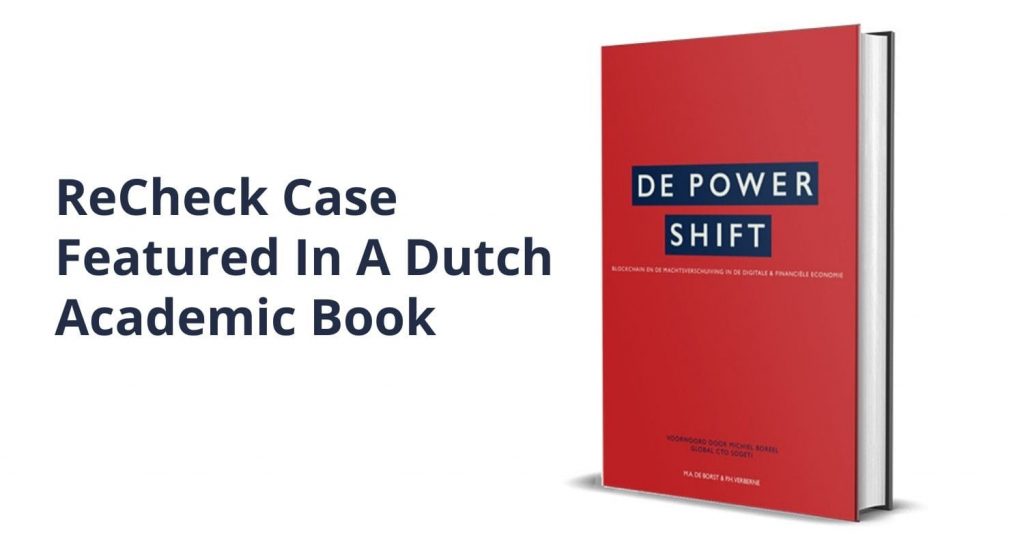 ReCheck Case Featured In A Dutch Academic Book - ReCheck